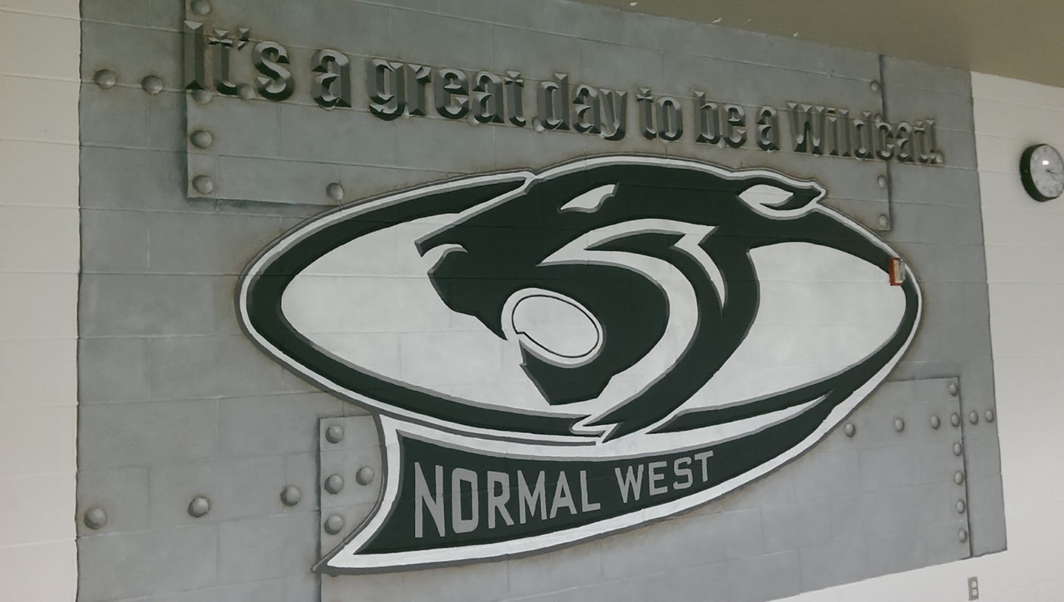 Normal West High School Signage